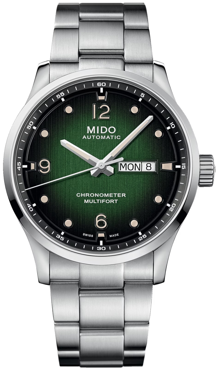 Mido Multifort M Chronometer Green 42mm M038.431.11.097.00 | L'ORO